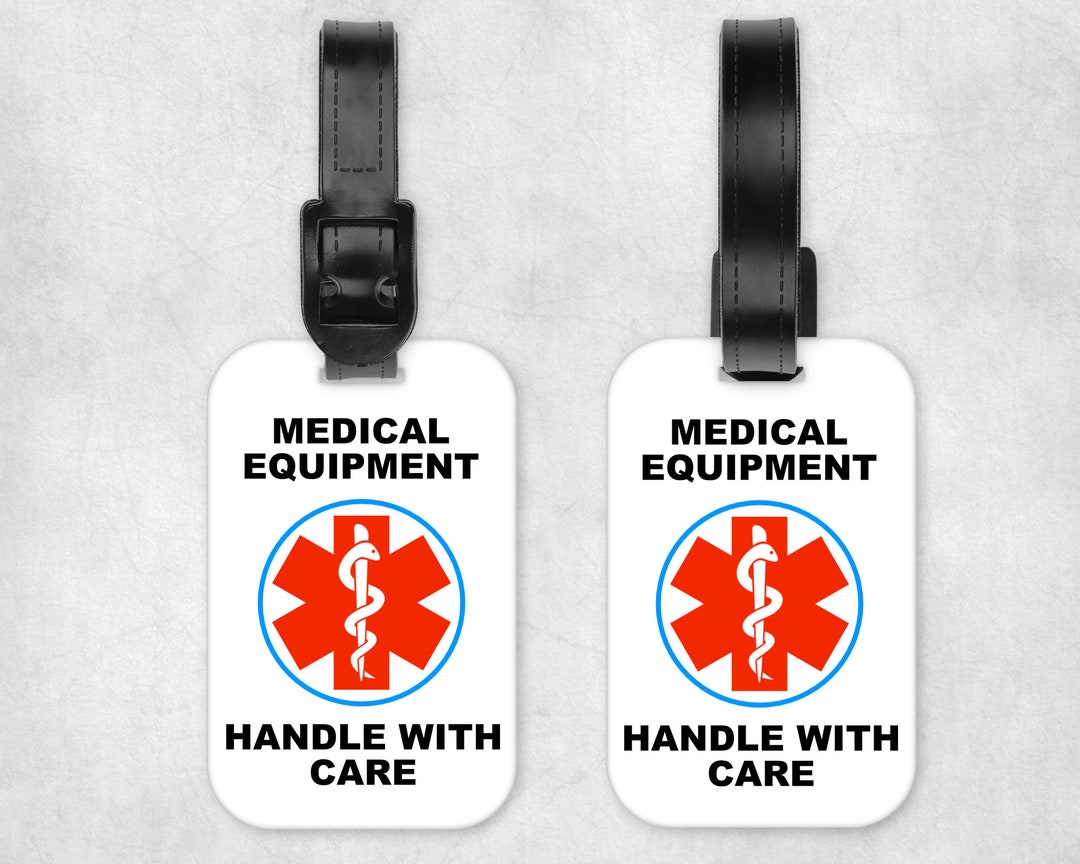 Medical Equipment Tag, Luggage Tag, Hand Luggage Tag, Diabetic Tag ...