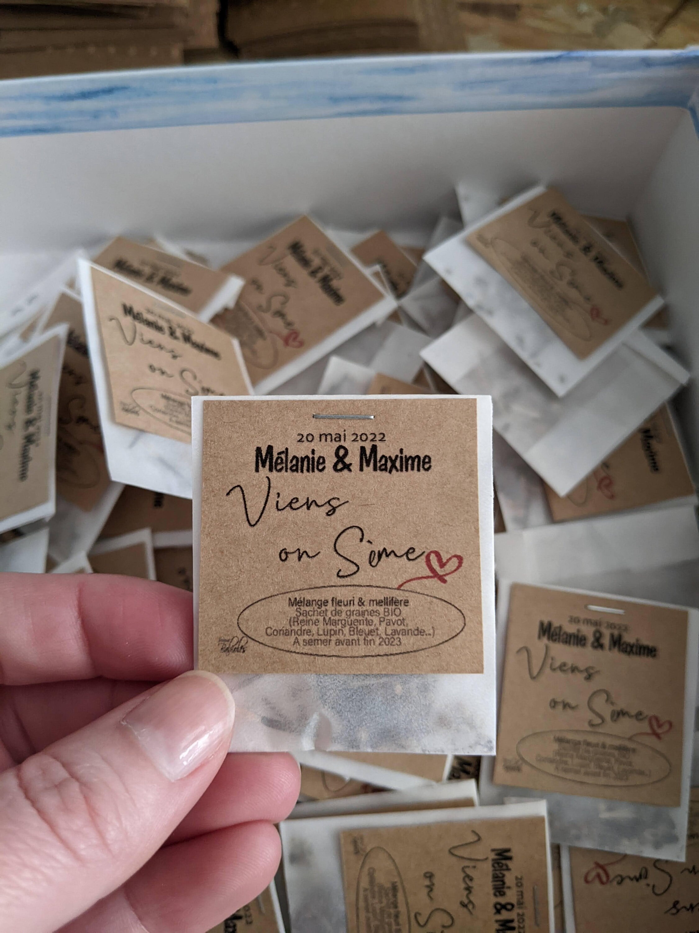 Seed Bag Seed Wedding Guest Gift Wedding Deco - Etsy