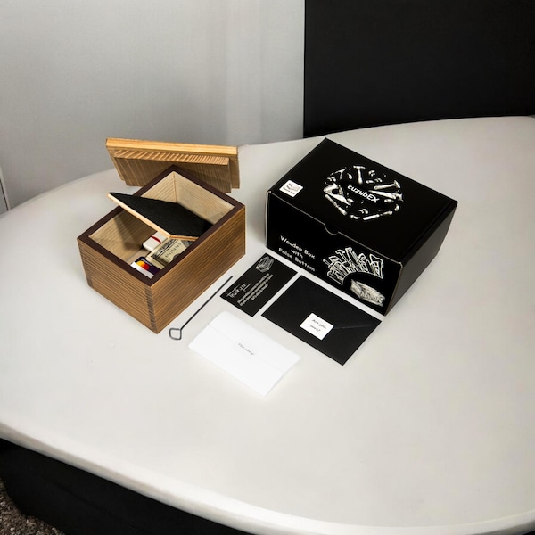 Wood Jewelry Box Hidden Compartment - Etsy