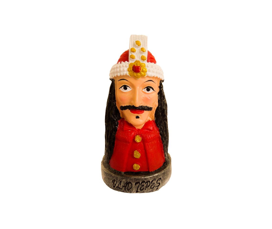Vlad The Impaler Vlad Tepes Unique Bust Figure Voodoo Doll Etsy