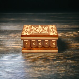 Puzzle Box, Wood Magic Secret, Brain Teaser, IQ Smart Box With Secret ...