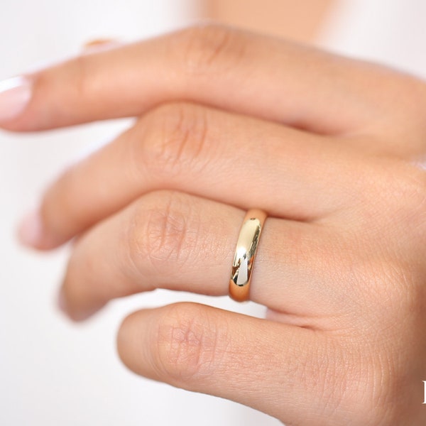 4mm Wedding Band - Etsy