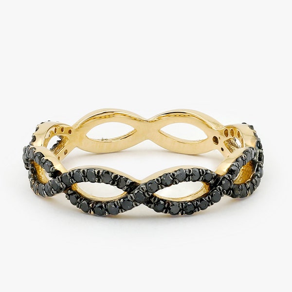 Diamond Infinity Band - Etsy