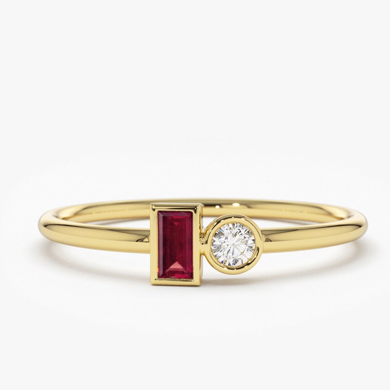 July Birthstone Ring - Etsy