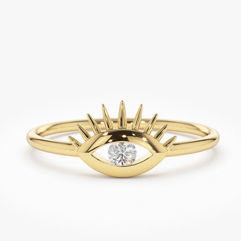 Evil Eye Ring - Etsy