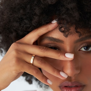 14k Gold Asscher Cut Full Eternity Flush Setting Diamond Wedding Ring ...