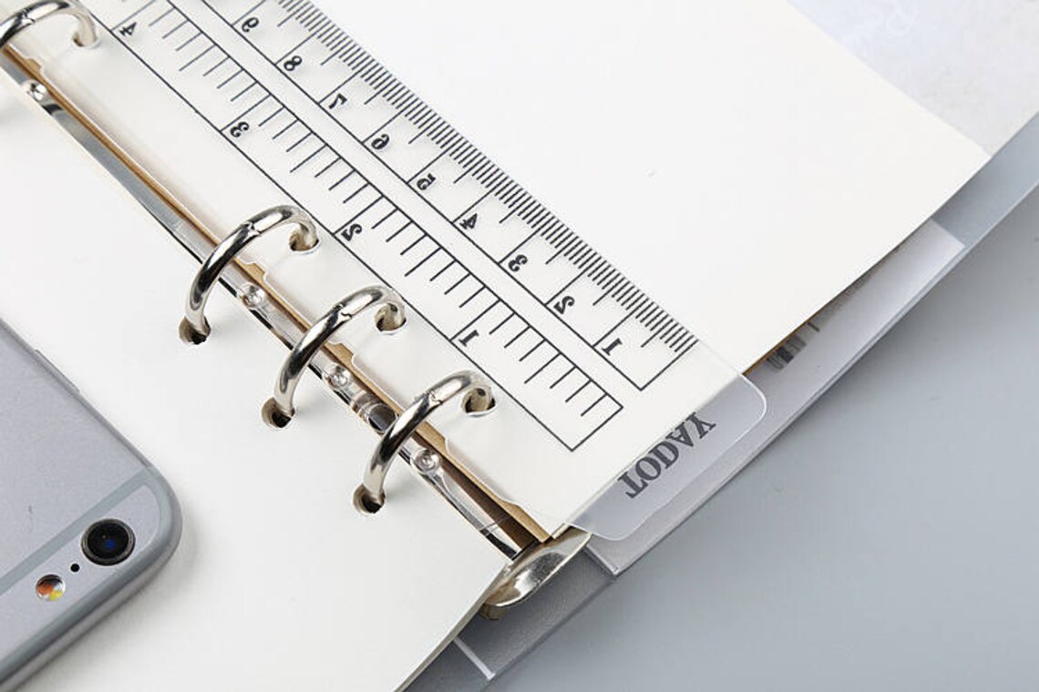 Planner Today Ruler // A5/A6/A7 Clear PVC Ruler // Planner - Etsy Australia