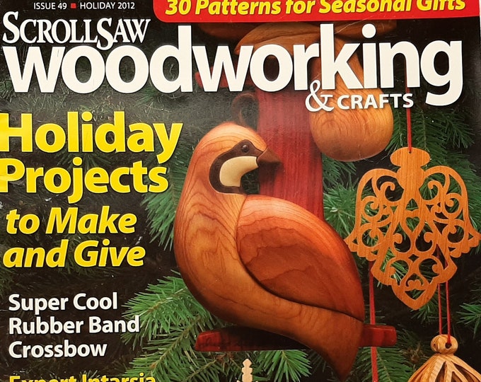 Scroll Saw Woodworking & Crafts Magazine, Issue 49, Holiday 2012 - Etsy
