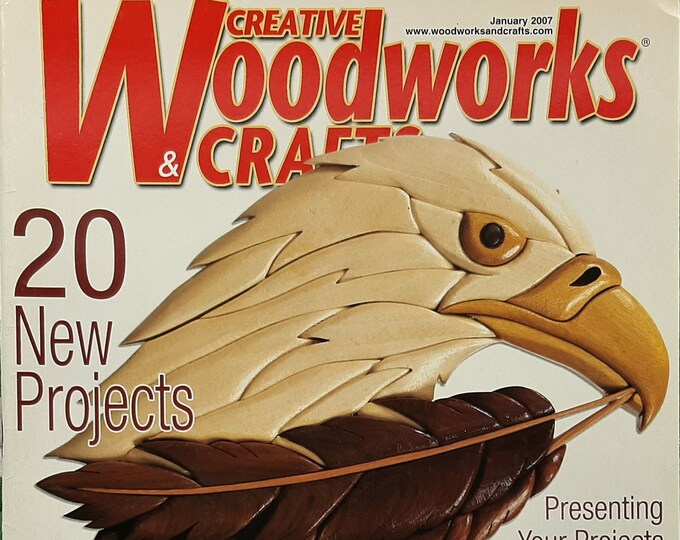 Creative Woodworks & Crafts Magazine, January 2007, Issue 121 - Etsy