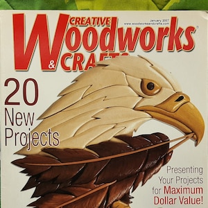 Creative Woodworks & Crafts Magazine, January 2007, Issue 121 - Etsy