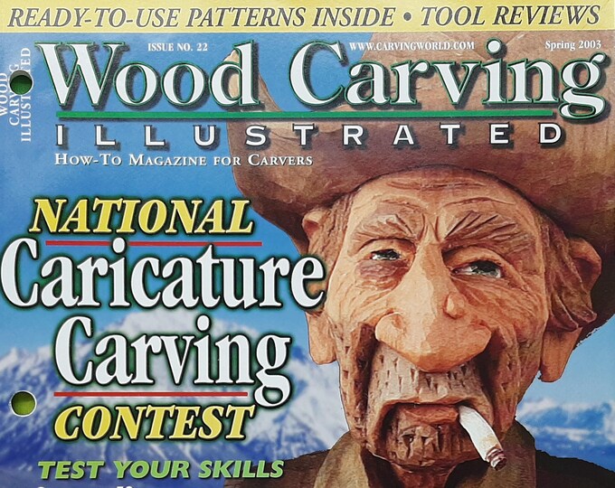 Wood Carving Illustrated Magazine, Issue No 22, Spring 2003 - Etsy