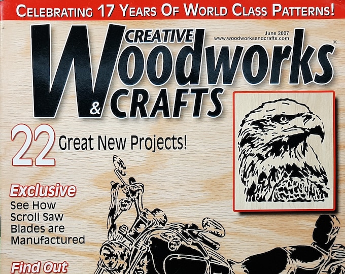 Creative Woodworks & Crafts Magazine, January 2007, Issue 121 - Etsy