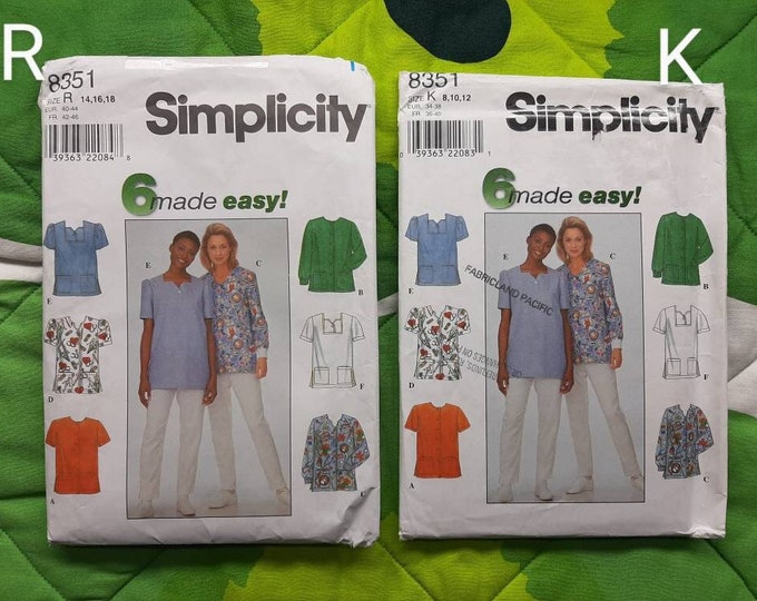 Simplicity Sewing Pattern 5189, Misses'/miss Petite Pullover Dress - Etsy