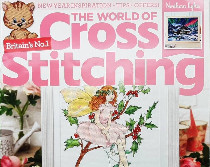 The World of Cross Stitching Magazine, Issue 302, January 2021 - Etsy