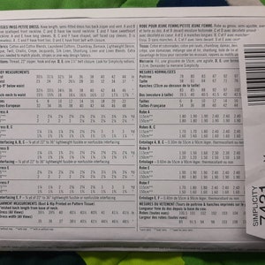 Simplicity Sewing Pattern 7431, Misses'/miss Petite Dress - Etsy