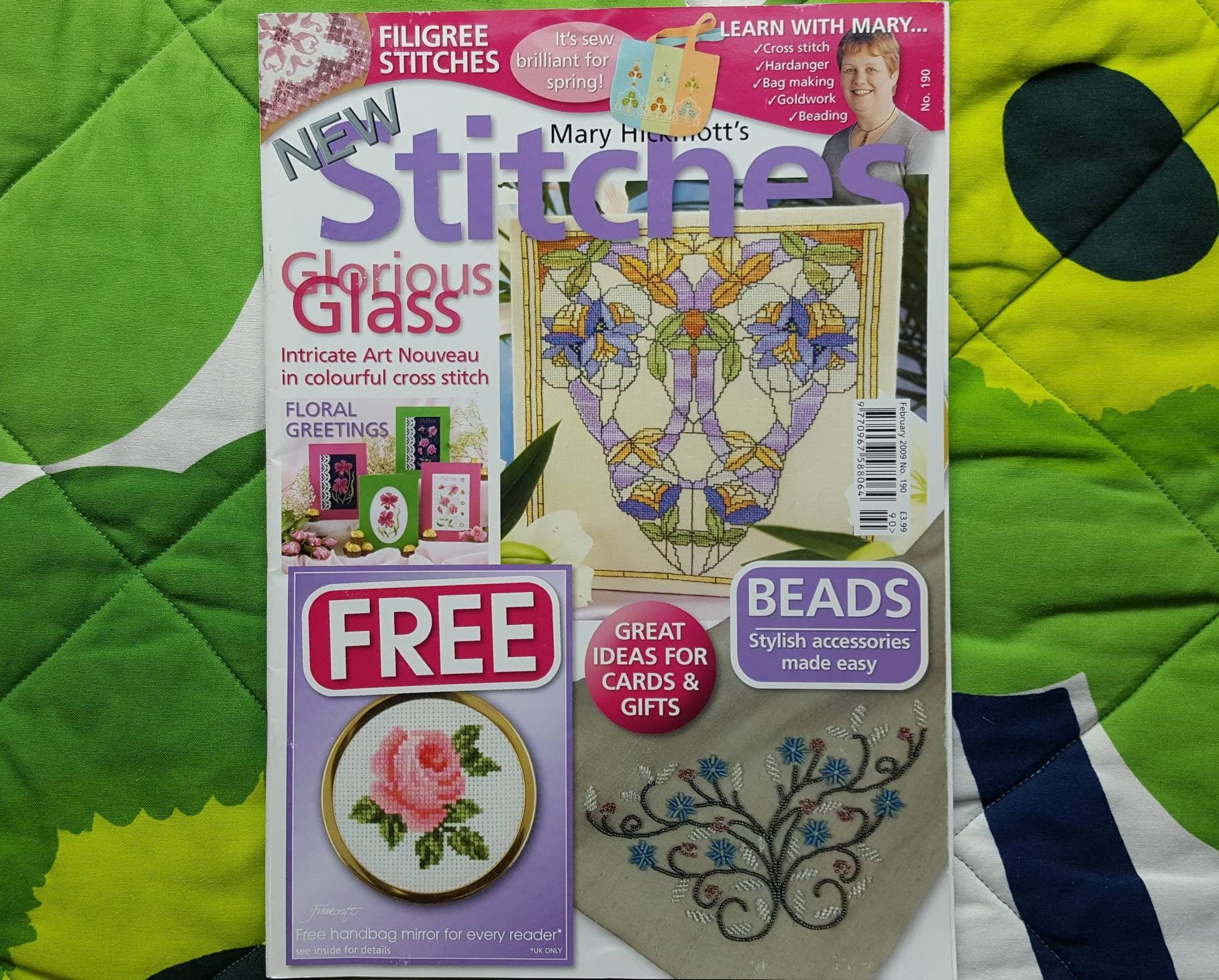 Cross Stitch 33 Vintage Cross Stitch Pattern Magazine 1996 Mary Hickmott's New Stitches No Kits ...