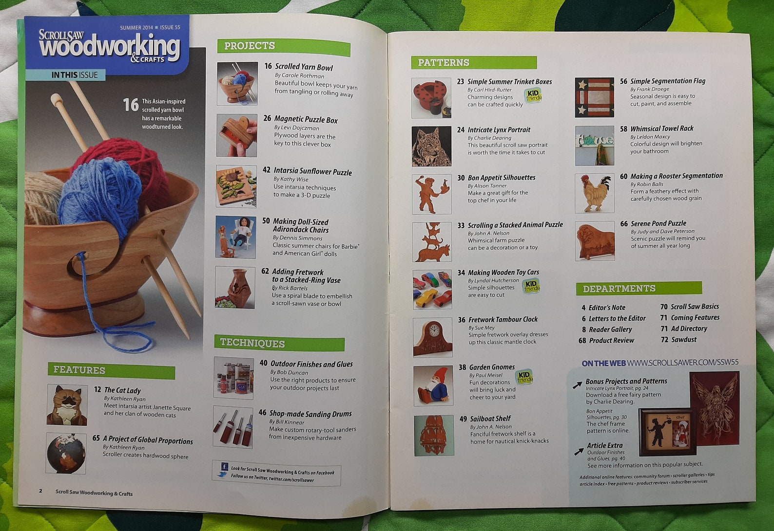 Scroll Saw Woodworking & Crafts Magazine, Issue 55, Summer 2014 - Etsy