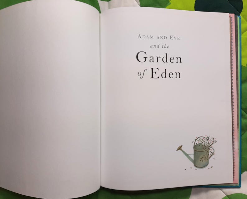 Adam and Eve and the Garden of Eden Book by Jane Ray - Etsy