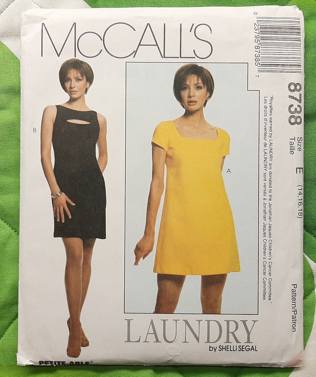 Mccall's Sewing Pattern 8738 Misses' Lined Dresses - Etsy
