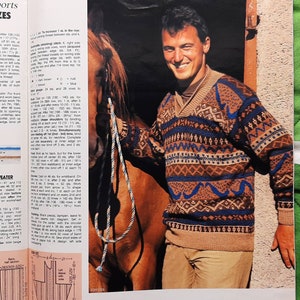 Anna Burda Knitting & Needlecrafts Magazine March 1991 - Etsy