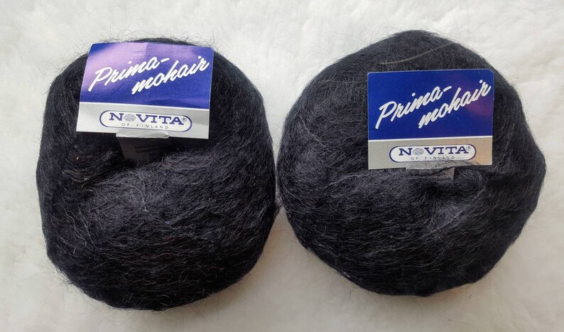 Finnish Yarn Novita of Finland Prima Mohair Yarn. 2 Skeins - Etsy UK