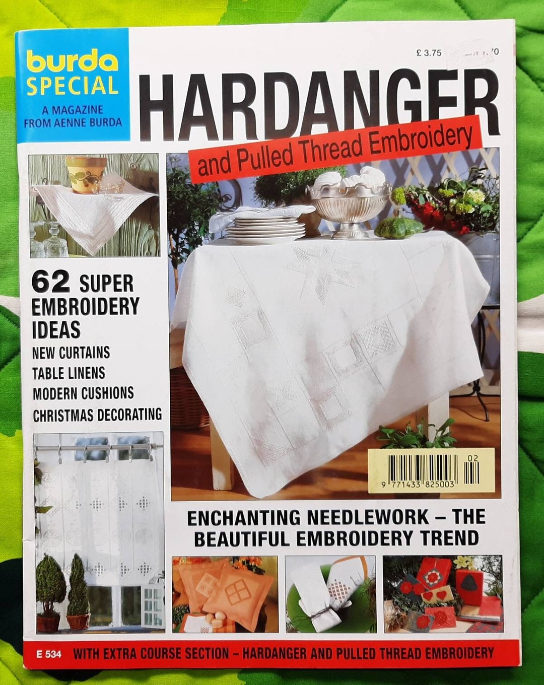 Burda Special Hardanger Magazine With Patterns, Nr. E 534, 1999 - Etsy