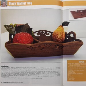 Creative Woodworks & Crafts Magazine, September 2007 Issue 126 - Etsy