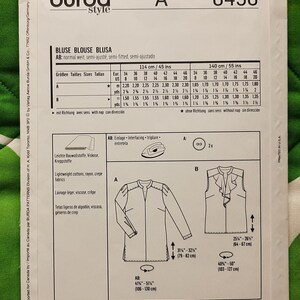 Burda Style Sewing Pattern 6456, Blouse - Etsy