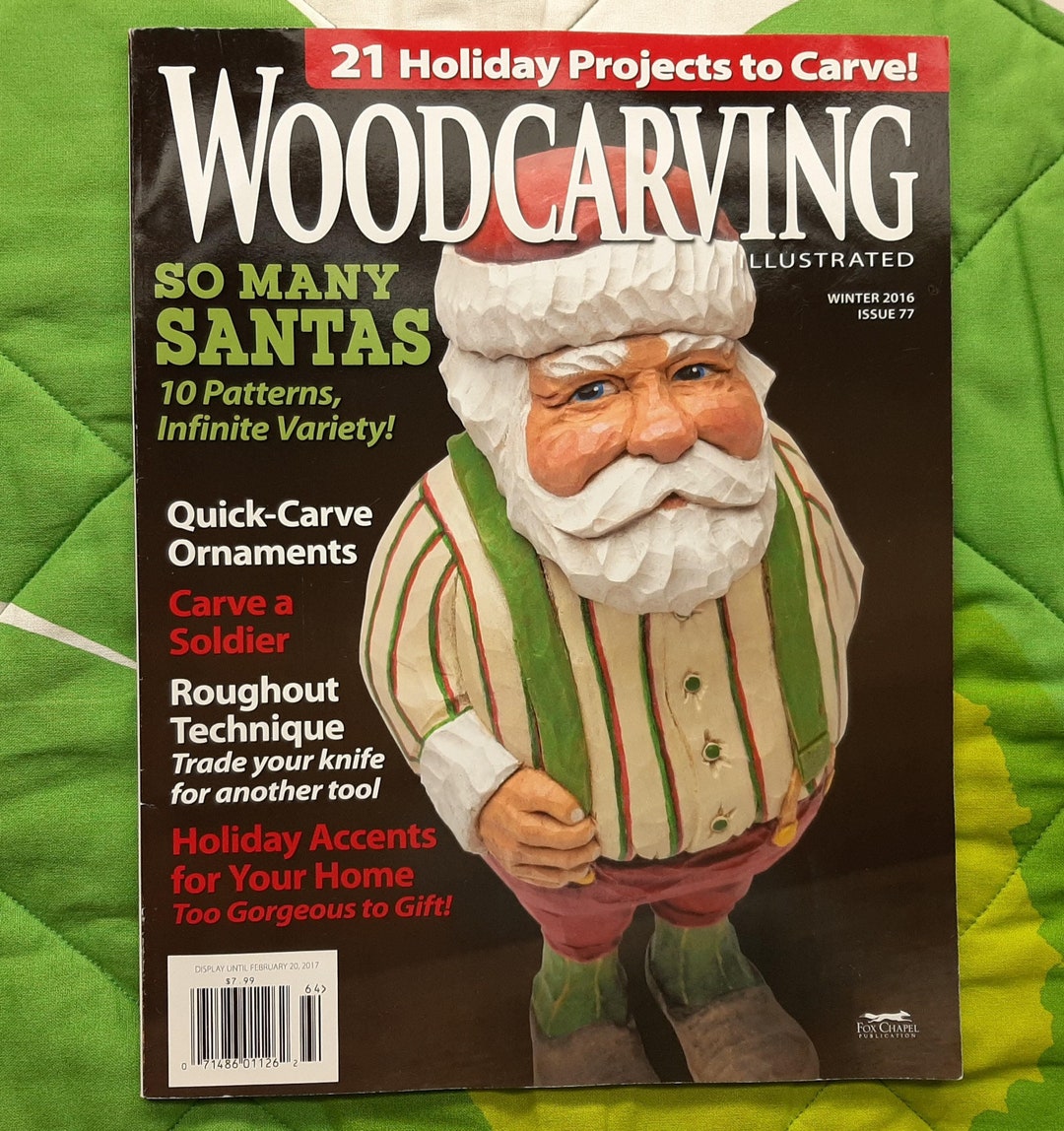 Woodcarving Illustrated Magazine, Issue No 77, Winter 2016 - Etsy