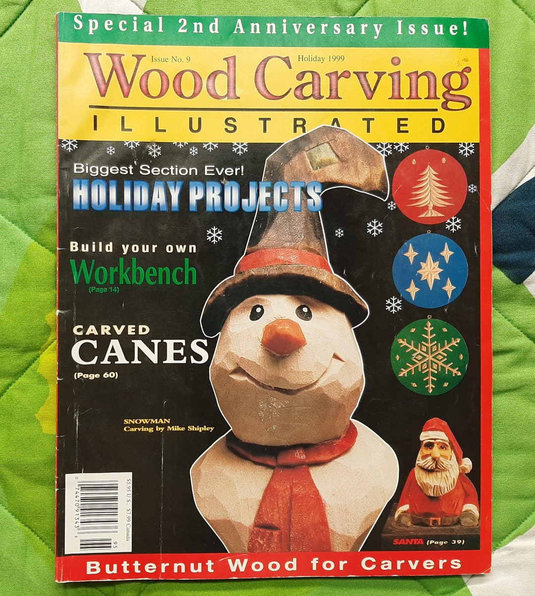 Wood Carving Illustrated Magazine, Issue No 9, Holiday 1999 - Etsy