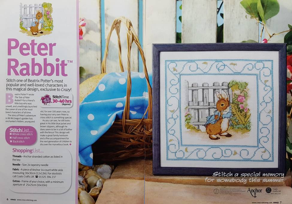 Cross Stitch Crazy magazine. June 2019 Issue 125. Patterns | Etsy