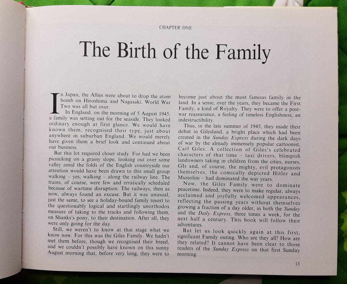 The Giles Family The Illustrated History of Britain's | Etsy