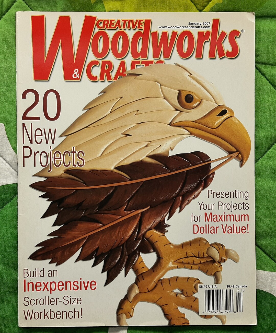 Creative Woodworks & Crafts Magazine, January 2007, Issue 121 - Etsy