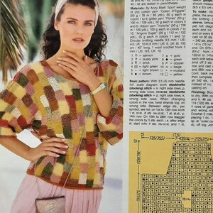 Anna Burda Knitting & Needlecrafts Magazine May 1991 - Etsy