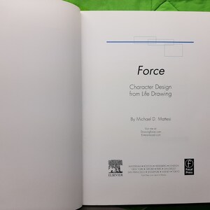 Force Character Design From Life Drawing Book by Michael D. Mattesi - Etsy
