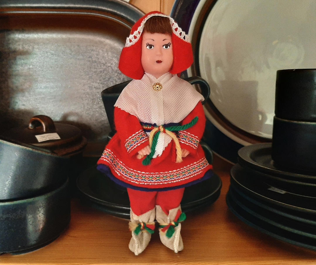 Finland Saami Girl Doll in Costume - Etsy