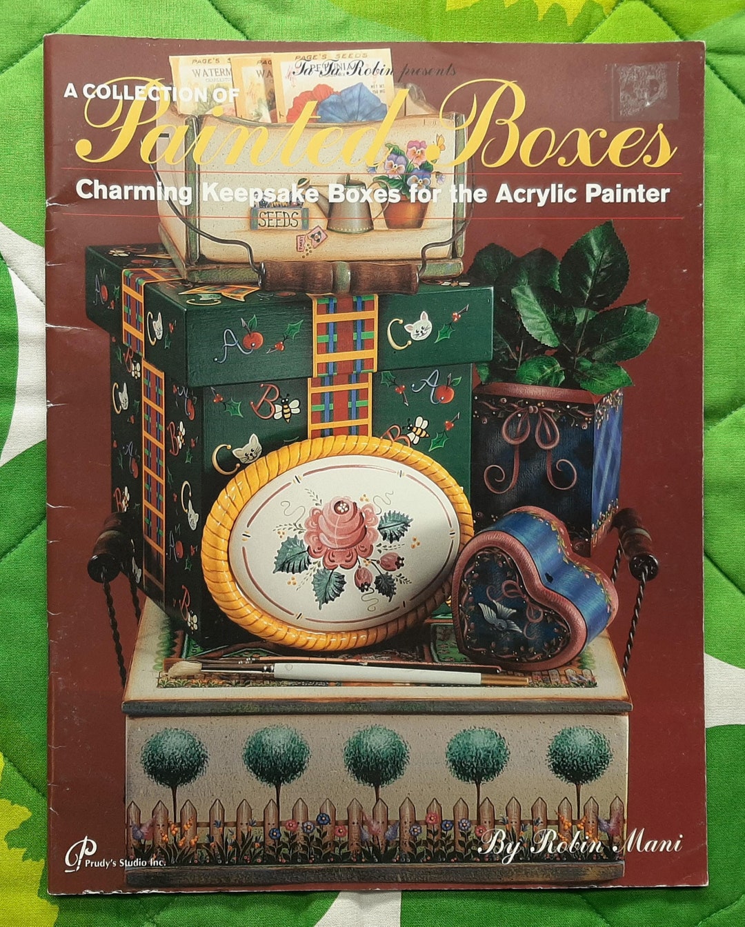 A Collection of Painted Boxes, Book by Robin Mani, Painting Boxes - Etsy