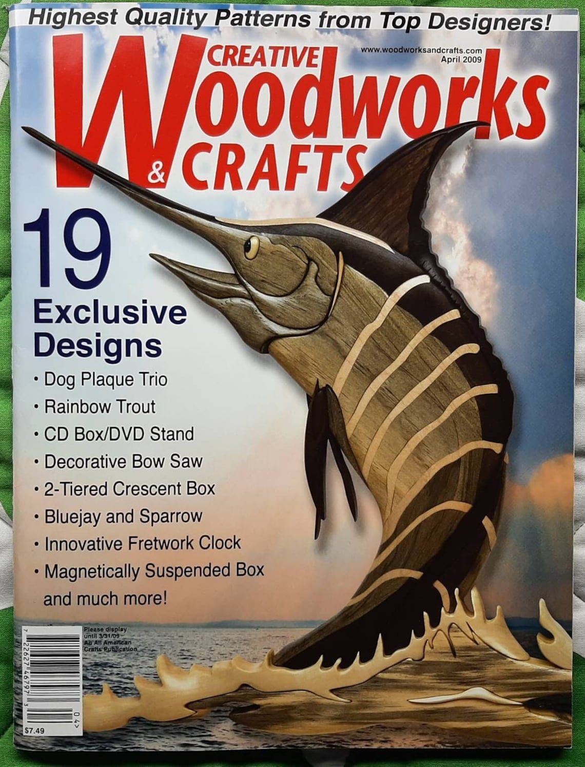 Creative Woodworks & Crafts Magazine April 2009 Issue 139 - Etsy