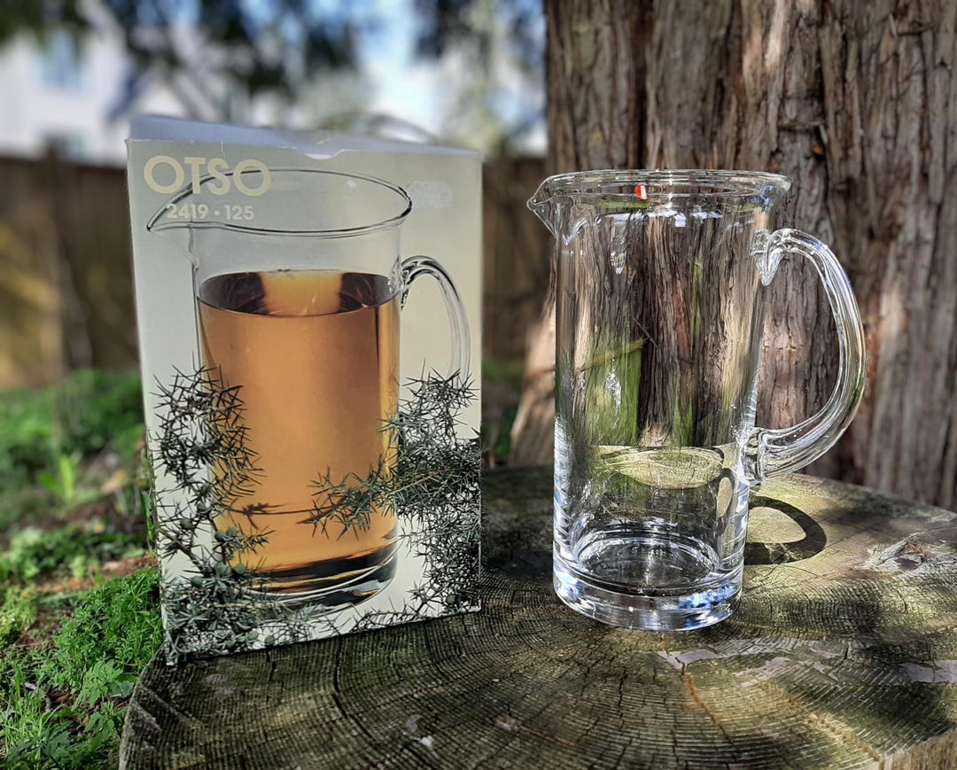 Iittala Finland Otso, Glass Pitcher, Design by Valto Kokko - Etsy