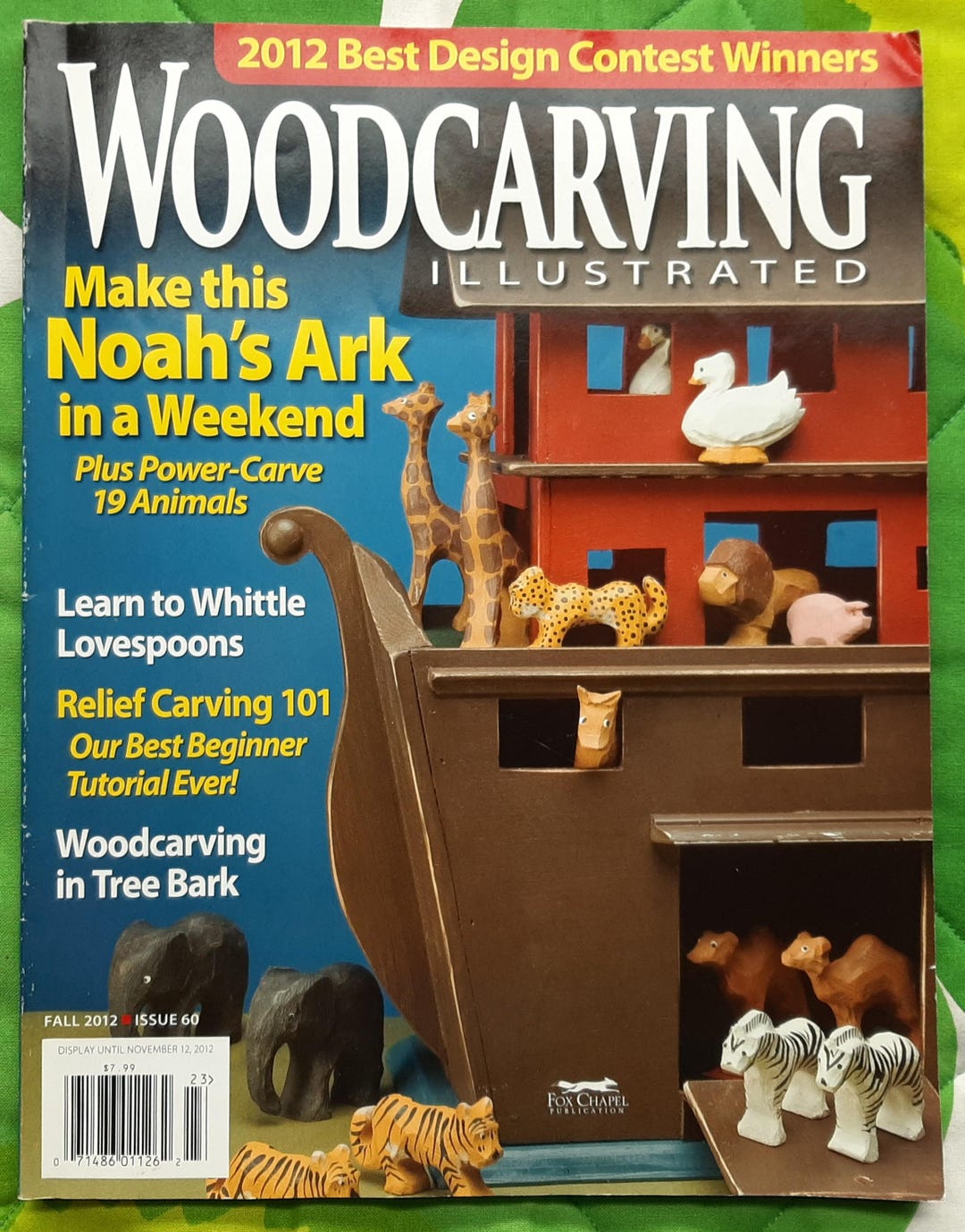 Wood Carving Illustrated Magazine, Issue No 60, Fall 2012 - Etsy