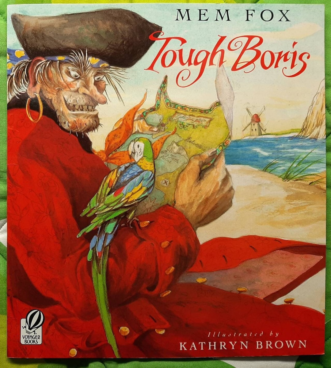 Tough Boris Book by Mem Fox Illustrated by Kathryn Brown - Etsy