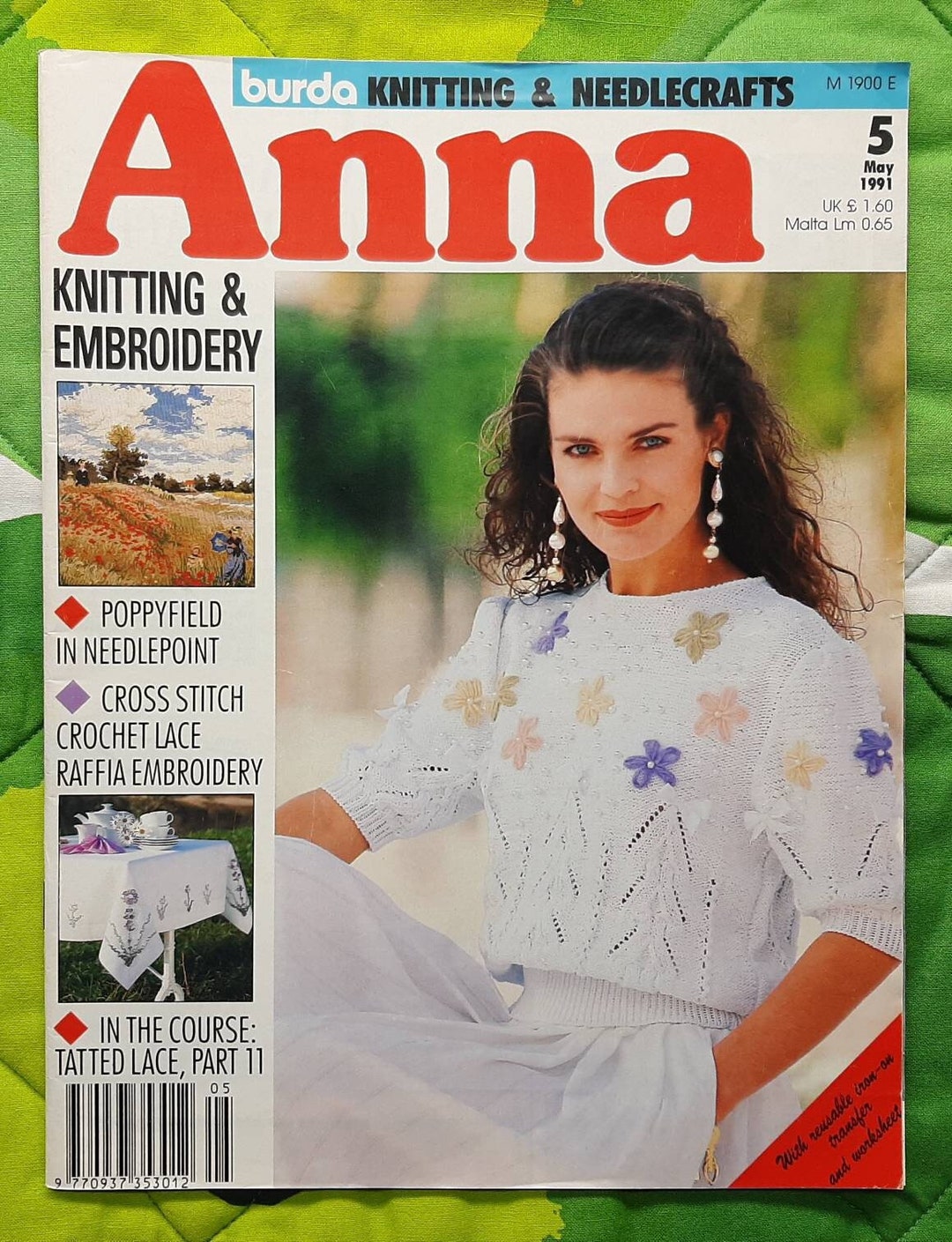 Anna Burda Knitting & Needlecrafts Magazine May 1991 - Etsy