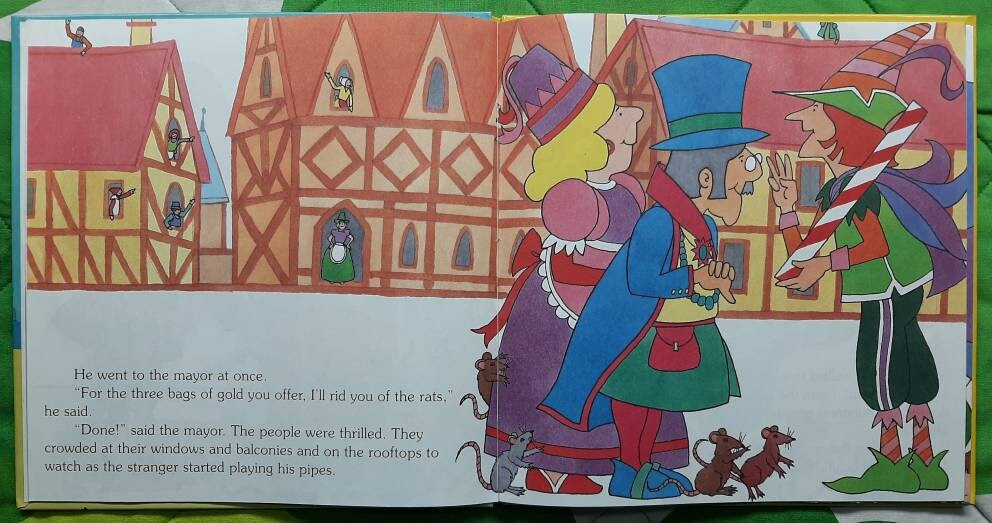 Favorite Fairy Tales the Pied Piper Book Retold by Rochelle - Etsy