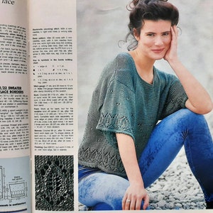 Anna Burda Knitting & Needlecrafts Magazine March 1991 - Etsy