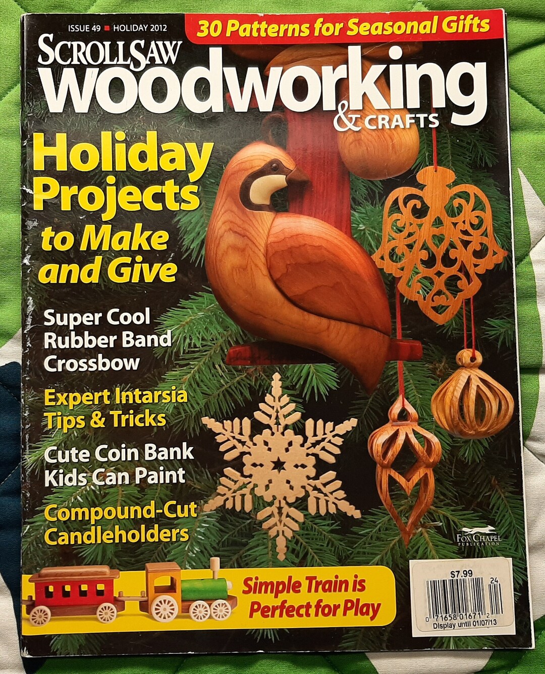 Scroll Saw Woodworking & Crafts Magazine, Issue 49, Holiday 2012 - Etsy