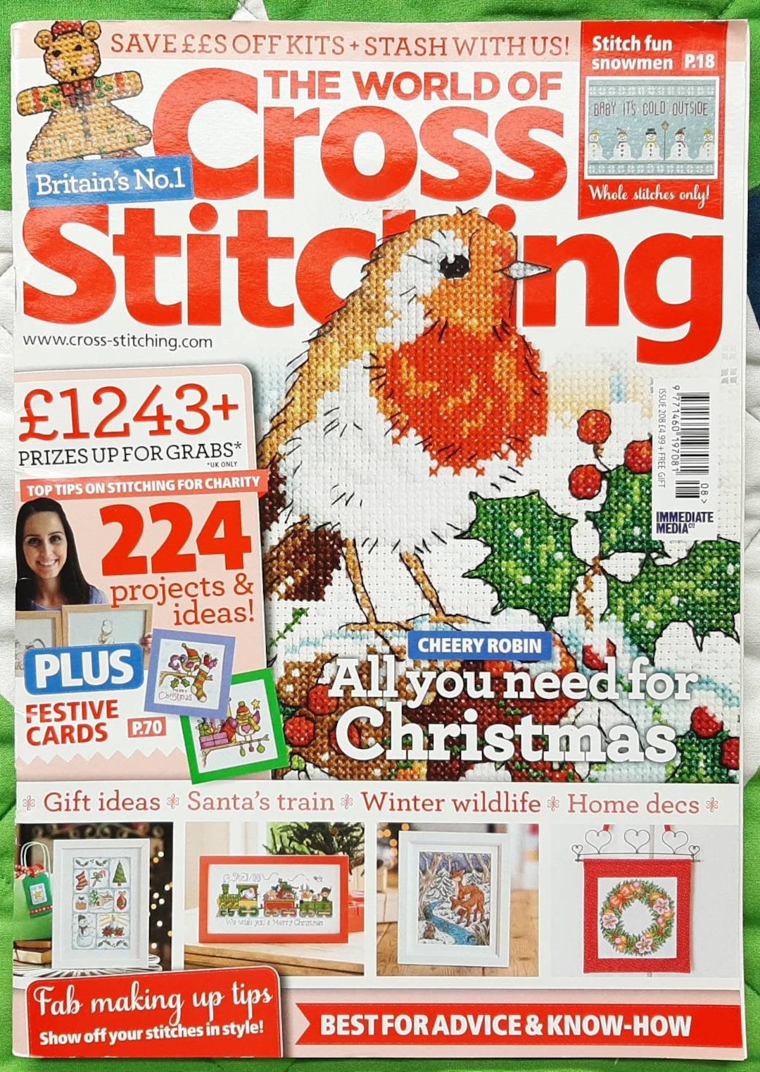 The World of Cross Stitching Magazine UK. Issue 208, 2013 Christmas ...
