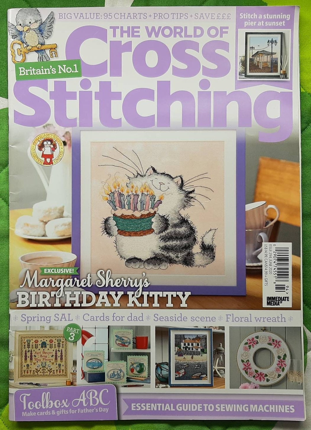 The World of Cross Stitching Magazine, Issue 294, June 2020 - Etsy