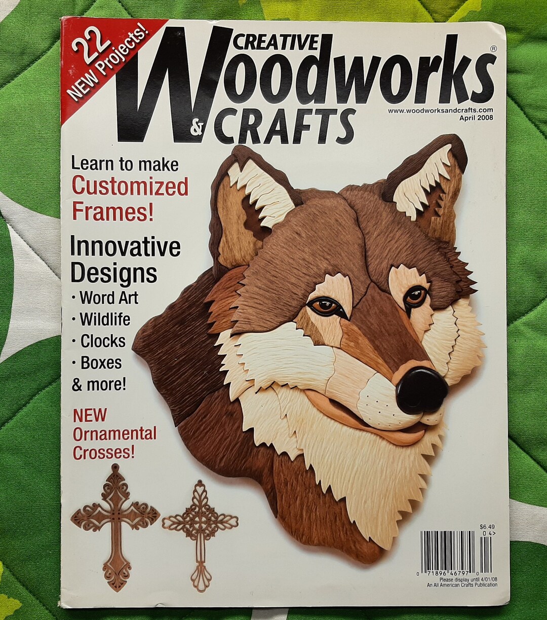 Creative Woodworks & Crafts Magazine, April 2008, Issue 131 - Etsy