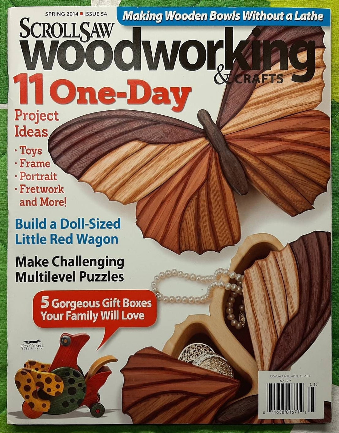 Scroll Saw Woodworking & Crafts Magazine, Issue 54, Spring 2014 - Etsy