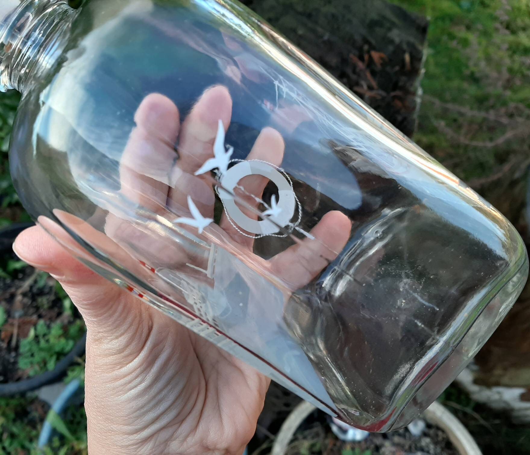 Holmegaard Liquor Bottle Shape Design Michael Bang - Etsy